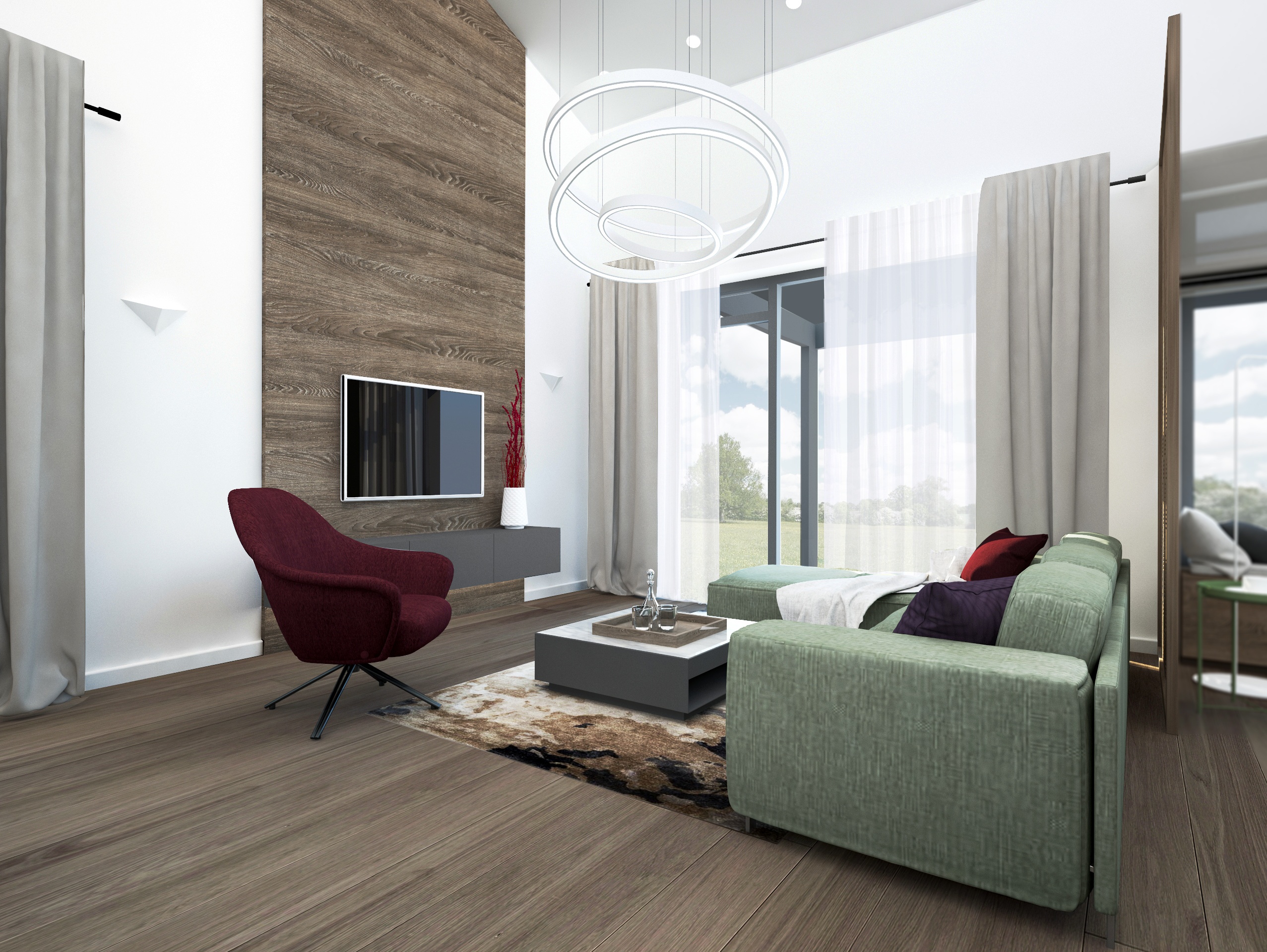 Modernus namo interjeras – "ebi" interjero dizainas